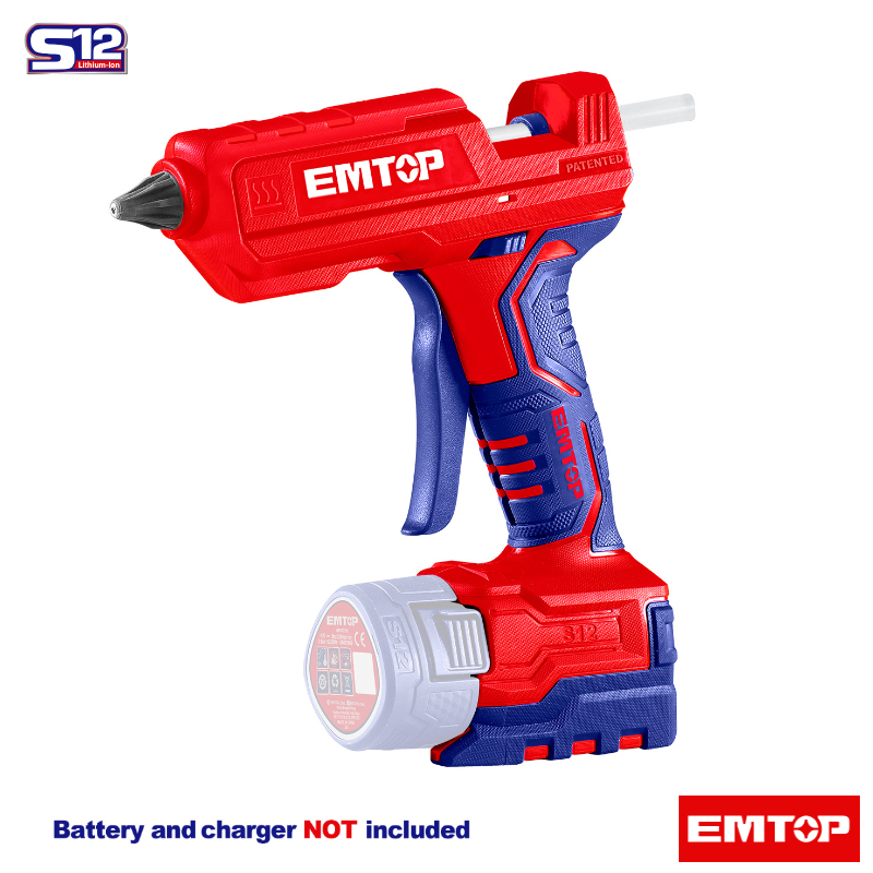 EmTop Codless Glue Gun (Without S12 Battery) | Tool.lk