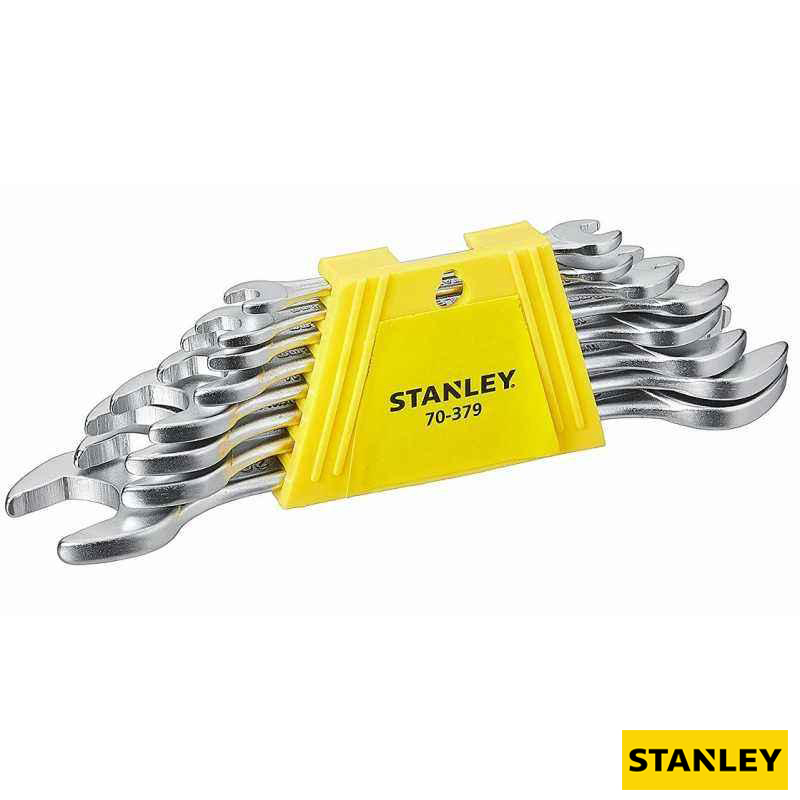 STANLEY 8 Pcs Double Ended Spanner Set (6-22mm) | Tool.lk