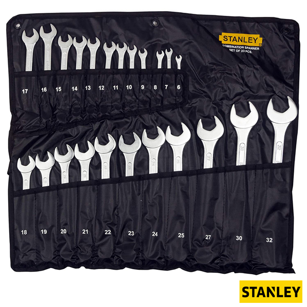 STANLEY 23Pcs Combination Spanner Set (6 to 32) | Tool.lk