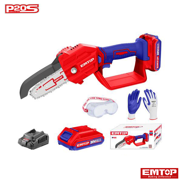 EmTop P20s Codless Mini Chain Saw | Tool.lk