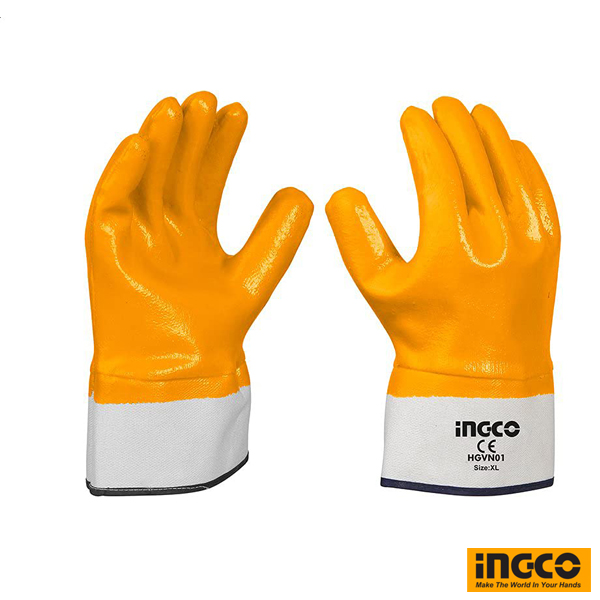 INGCO Gloves Heavy Nitrile Fully Coated | Tool.lk