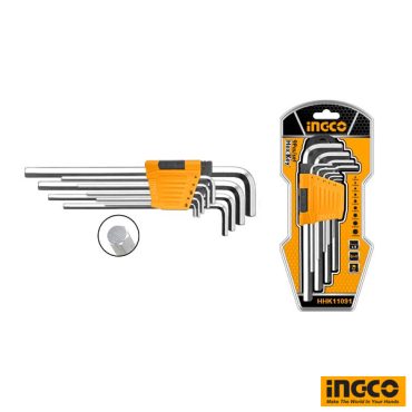 INGCO Hex Allen Key 9 Pcs set | Tool.lk