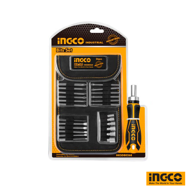 INGCO 26Pcs Screwdriver Bit Set | Tool.lk