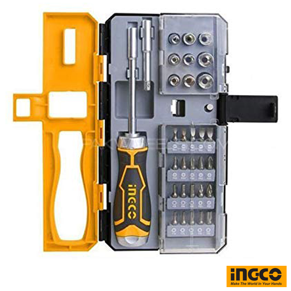 INGCO 33pcs Screwdriver Bits Set | Tool.lk