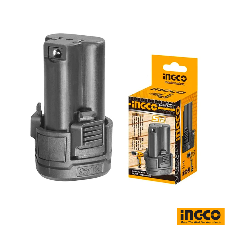 INGCO Li-Ion 12V Round Battery Pack | Tool.lk