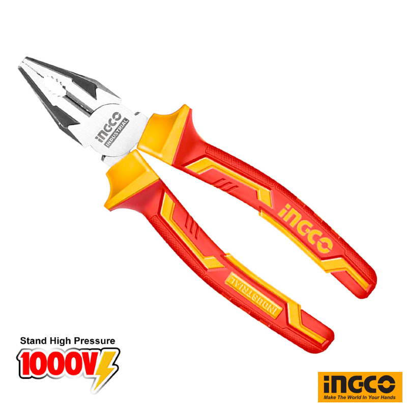 INGCO Insulated Combination Plier – 6″ | Tool.lk