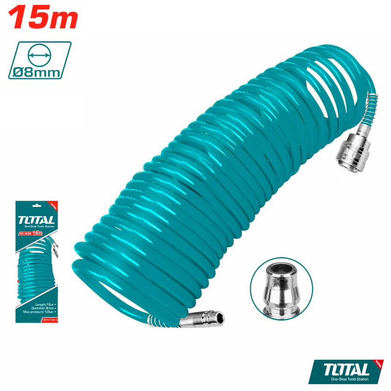 TOTAL Air Hose 15m | Tool.lk