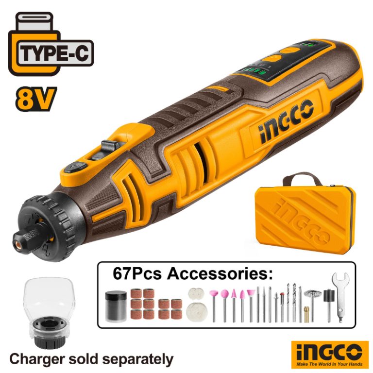 INGCO Cordless Mini Drill Grinder 8V | Tool.lk