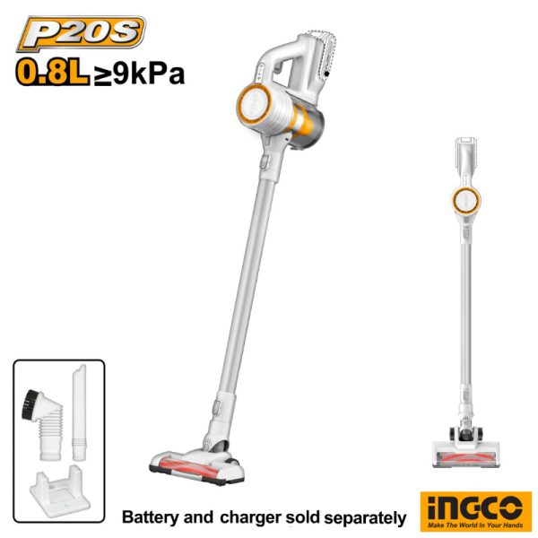 INGCO Cordless Vacuum Cleaner 20V 0.8L | Tool.lk