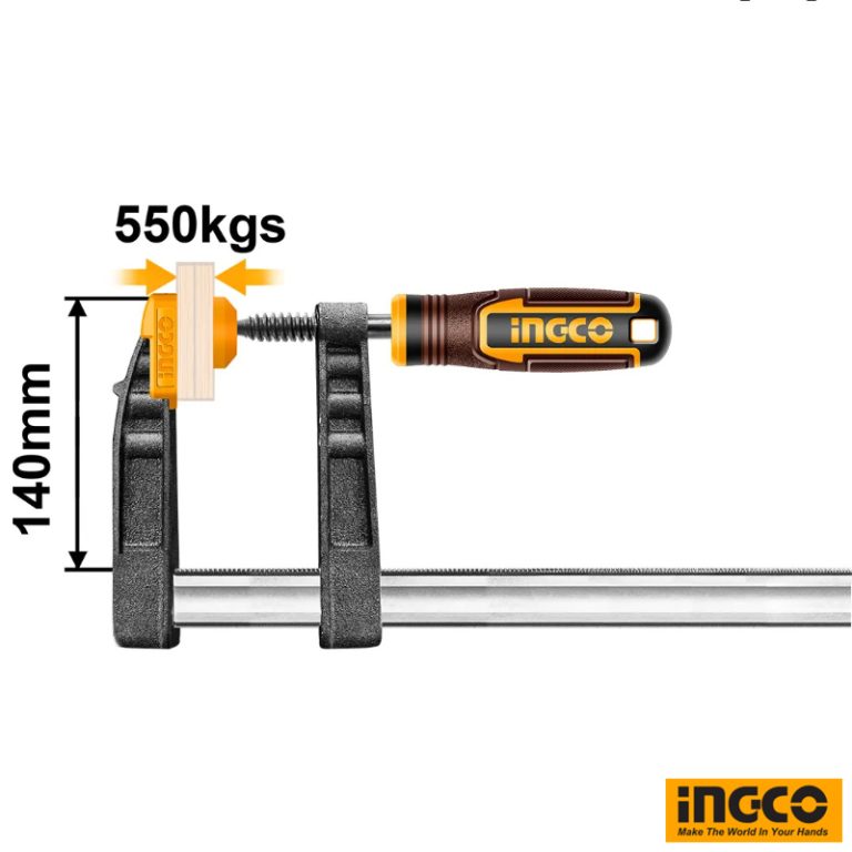 INGCO F Clamp 140X1200mm | Tool.lk
