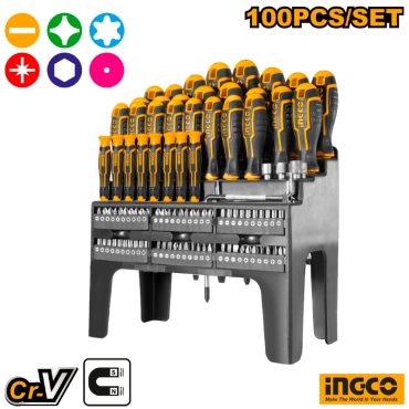 INGCO 100pcs Screwdriver Set | Tool.lk