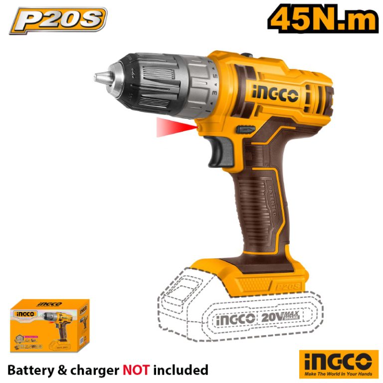 INGCO Cordless Drill 10mm 20V | Tool.lk