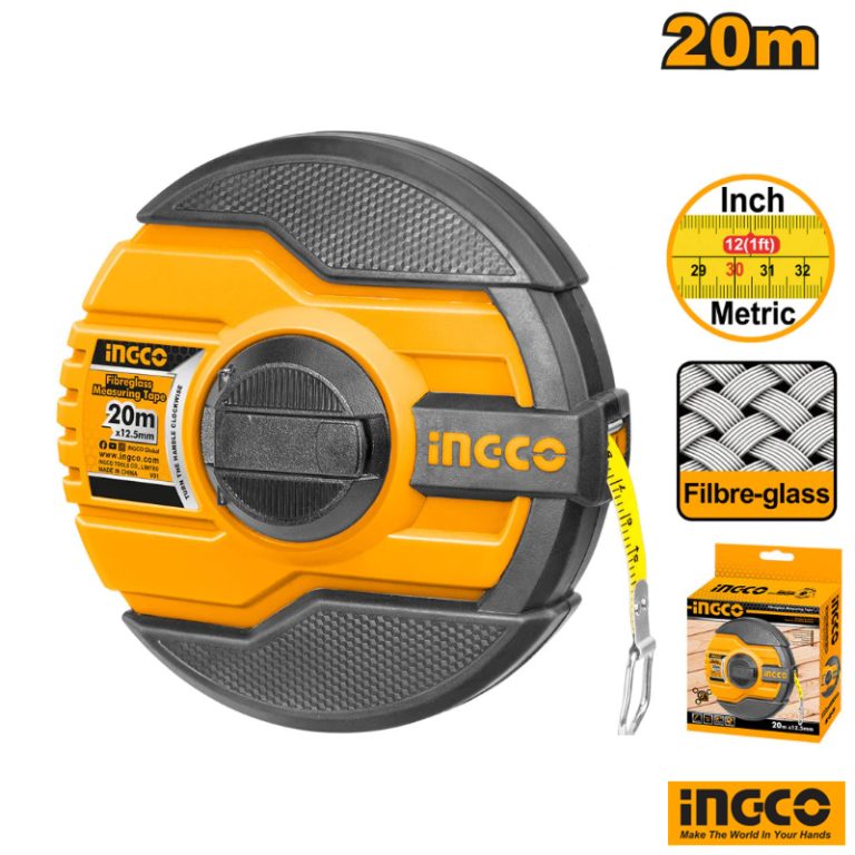 INGCO Fibreglass Measuring Tape 20m | Tool.lk
