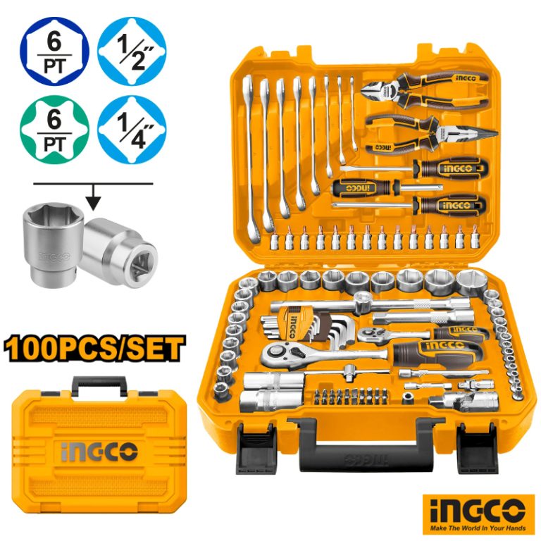INGCO 100pcs Hand Tool Set | Tool.lk