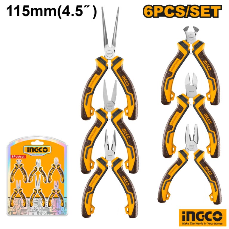INGCO 6pcs Mini Pliers Set | Tool.lk
