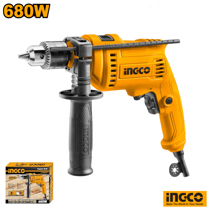 INGCO Impact (Hammer) Drill 680W | Tool.lk